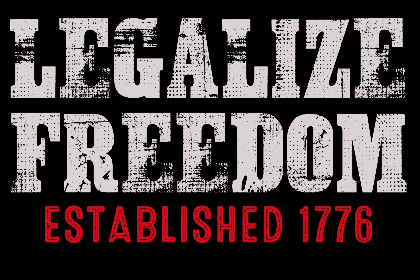 LEGALIZE FREEDOM DECAL - 12-24 Inch Decal – ARCS