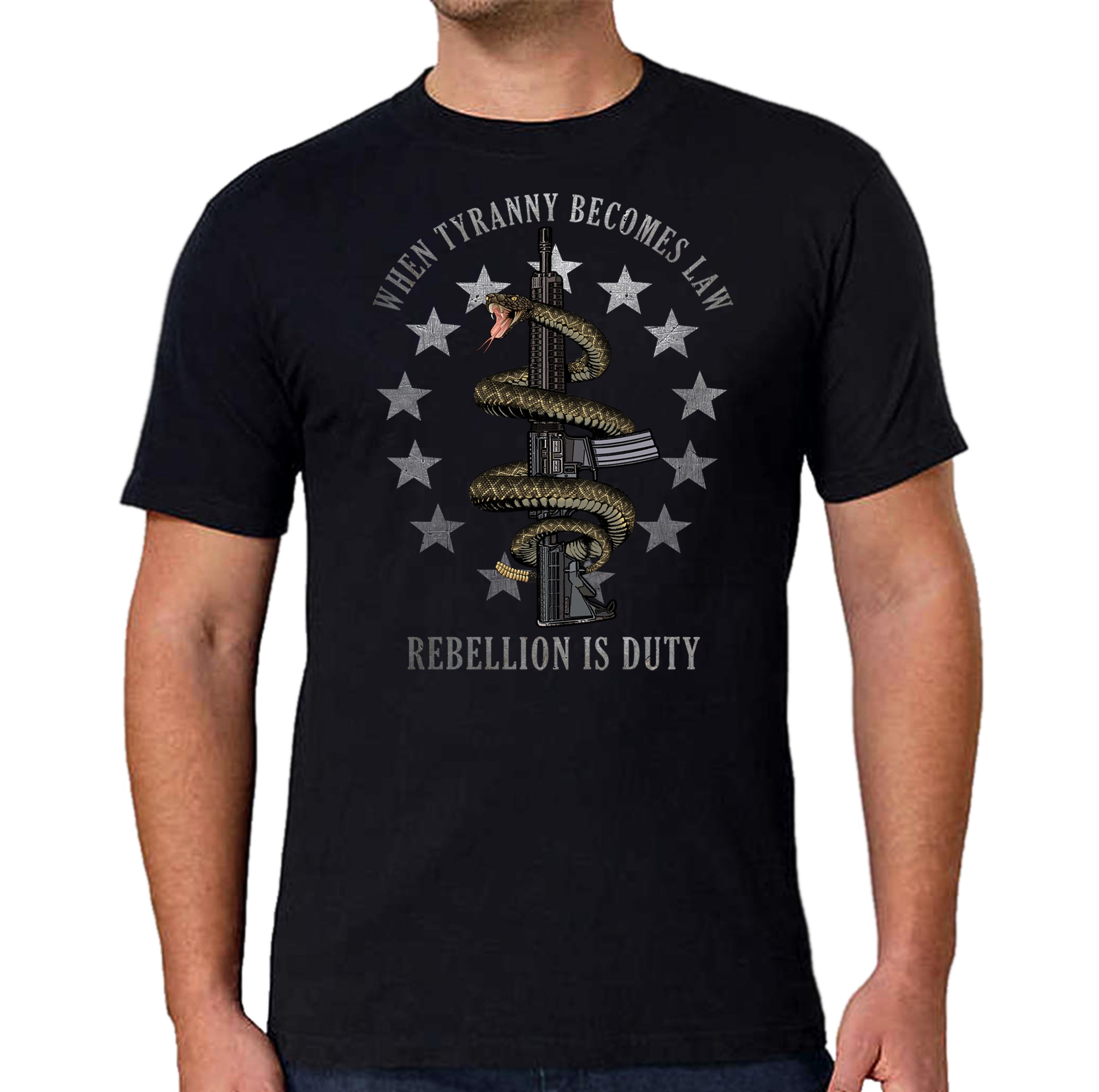 Gadsden Snake - Rebellion Is Duty Shirt 20% OFF Till Memorial Day – ARCS